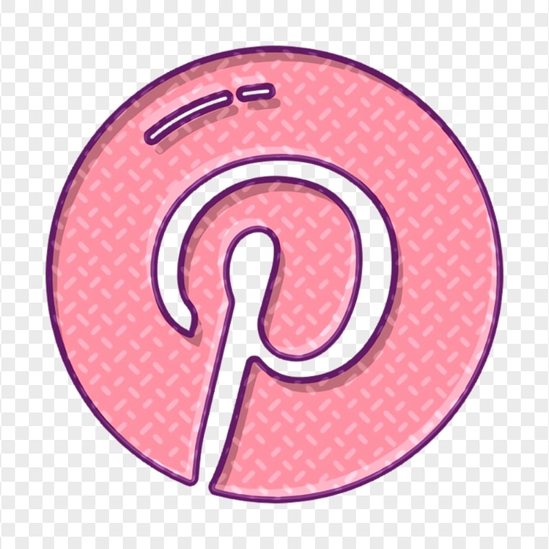 Round Circle Cute Pinterest Logo Icon | Citypng