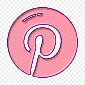 Pink Pinterest Round Icon Logo Clipart | Citypng