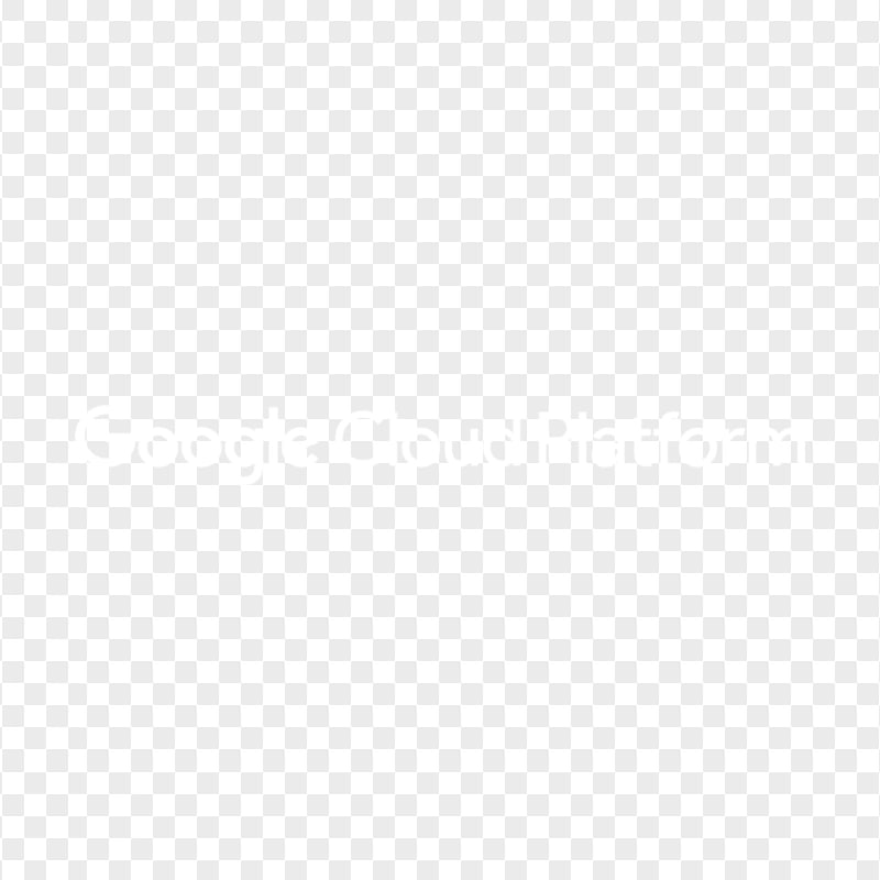 Google Cloud Platform White Text Logo HD PNG | Citypng
