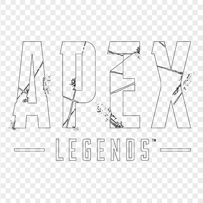 HD Black Apex Legends Outline Logo PNG | Citypng