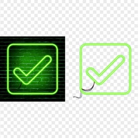HD Green Tick Mark Sticker Effect PNG | Citypng