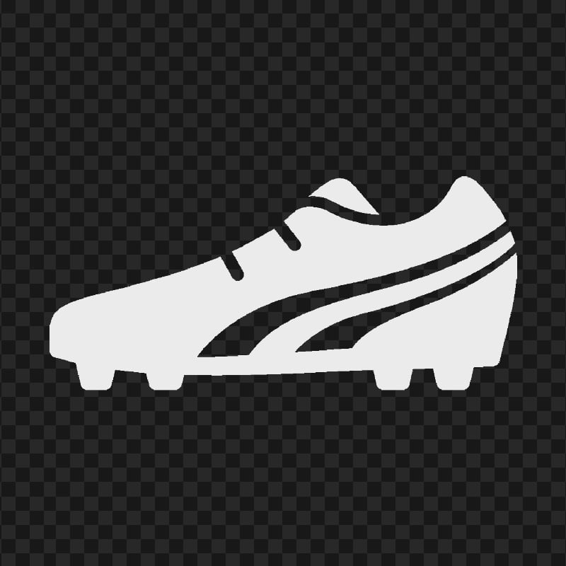 Football Boot Shoe Gray Silhouette PNG | Citypng