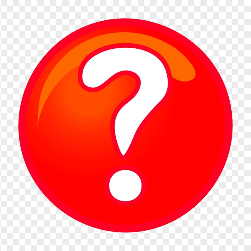 HD PNG Clipart Red Question Mark Circle Icon | Citypng