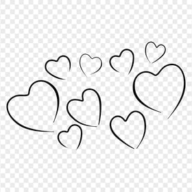 HD Black Heart Love Emoji PNG | Citypng