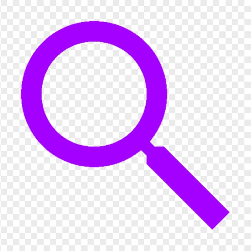 Purple Search Icon Button Transparent PNG | Citypng