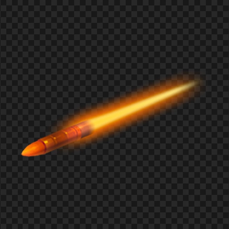 Rocket Bullet Fire Effect PNG | Citypng