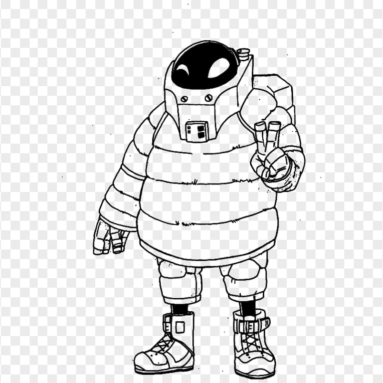 HD My Hero Academia Outline Thirteen Character PNG | Citypng