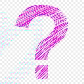 Cartoon Girly Stuff Question Mark Shape PNG | Citypng