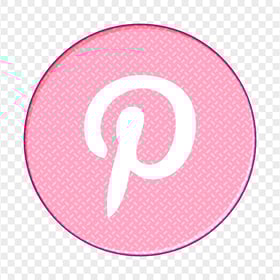 Pink Pinterest Round Icon Logo Clipart | Citypng