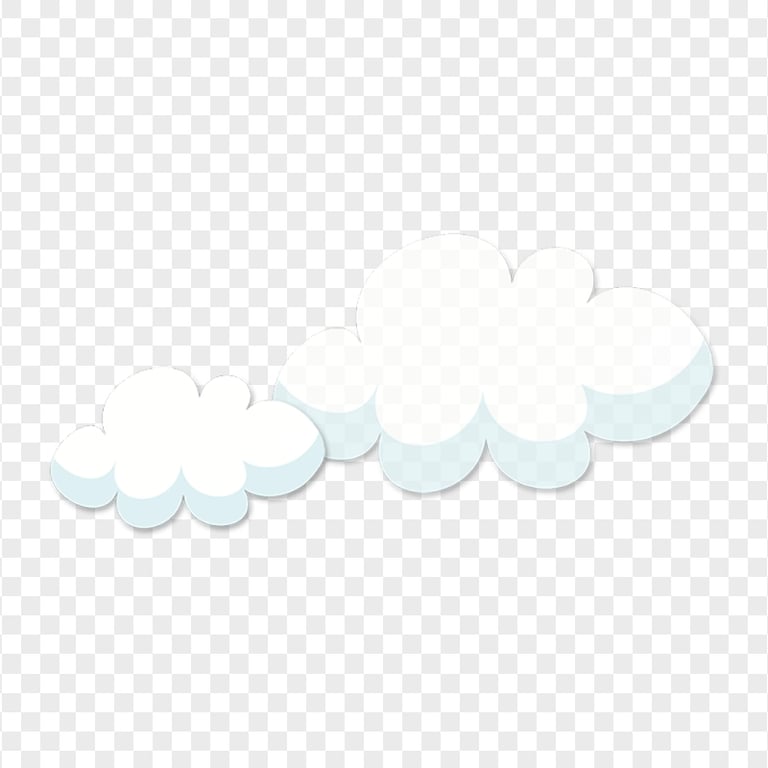 Cartoon Clouds Transparent Background