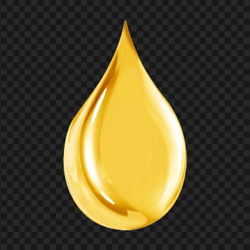 HD Gold Liquid Oil Drop Transparent PNG | Citypng