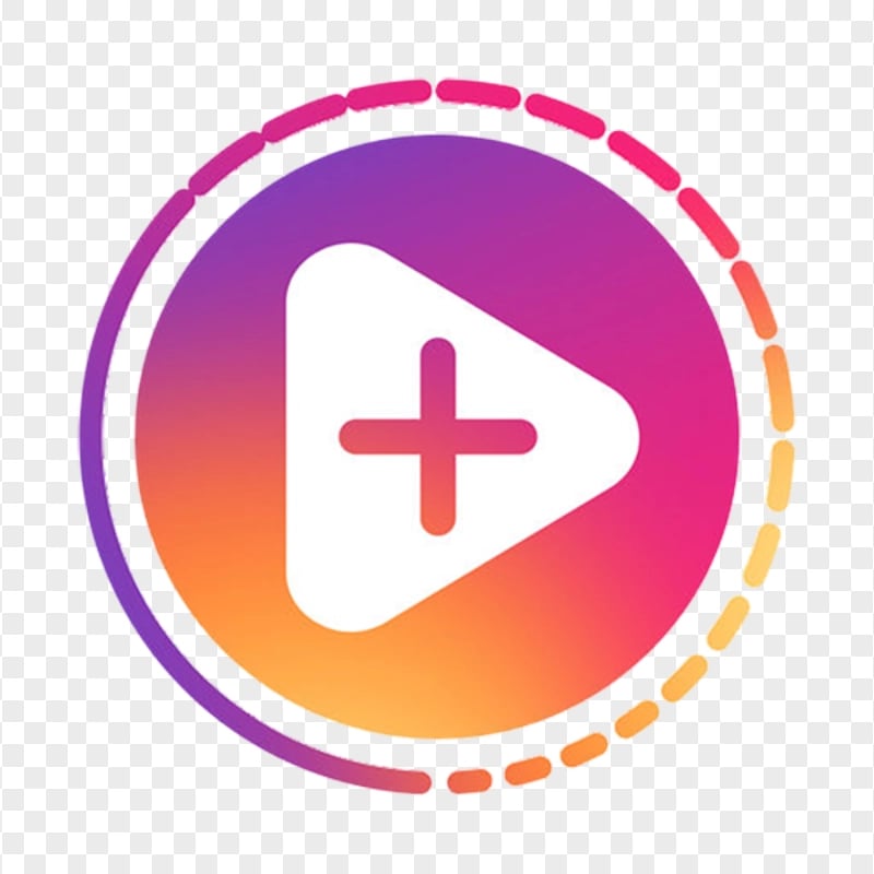 Instagram Share Story Stories Circle Button Icon | Citypng