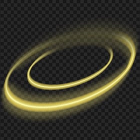 HD Glowing Yellow Light Circle Portal PNG | Citypng