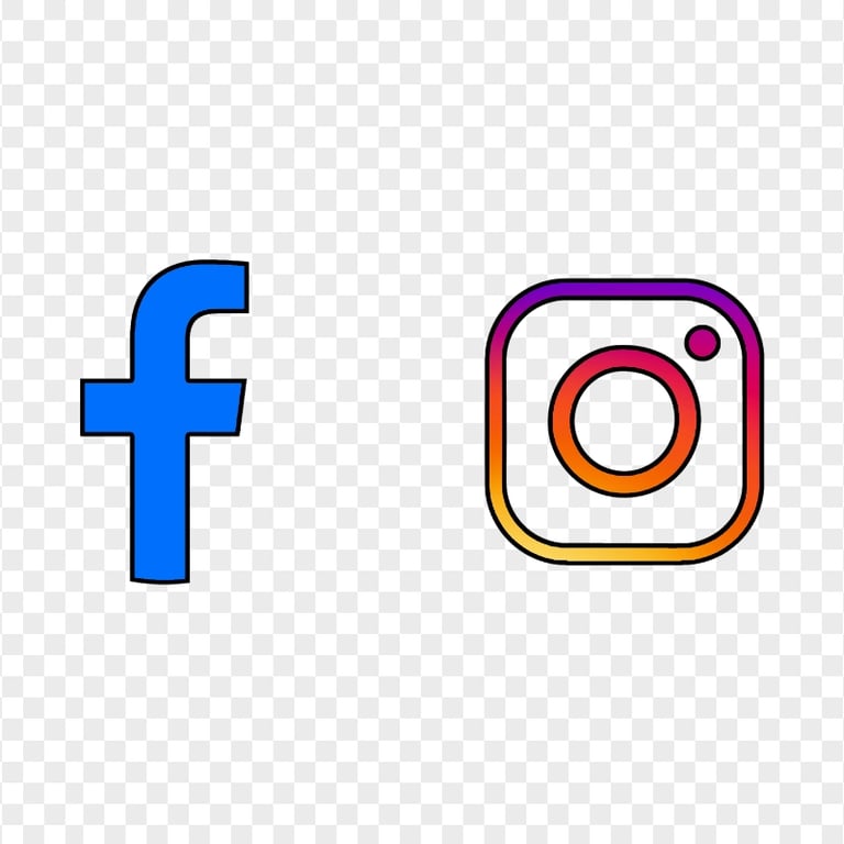 HD Facebook & Instagram Clipart Logos Icons PNG | Citypng