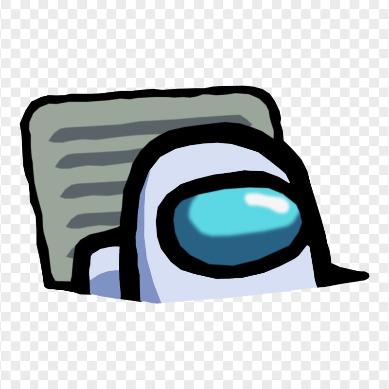 HD White Character Imposter In Vent Among Us PNG | Citypng