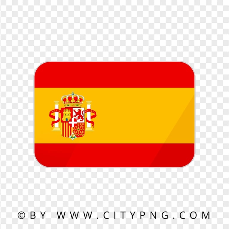 HD Spain Flag Icon Transparent Background | Citypng