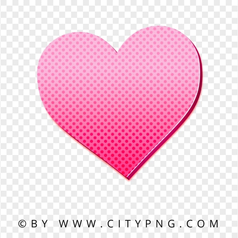 Pink Heart Illustration Valentine's Love Sign HD PNG | Citypng