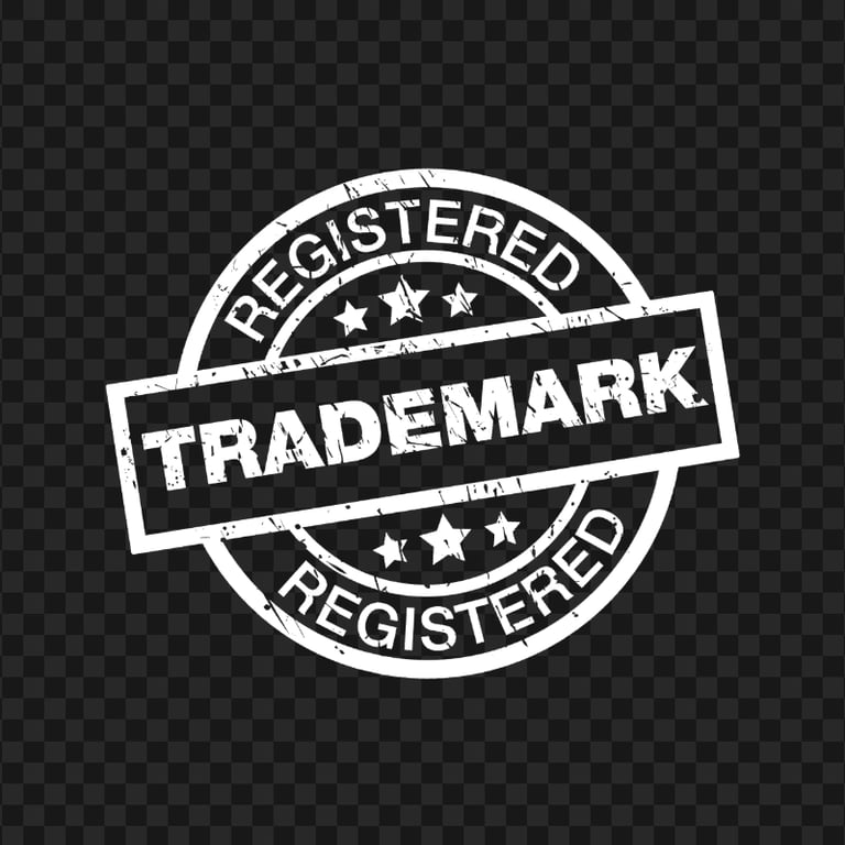 PNG R Registered Trademark White Stamp | Citypng