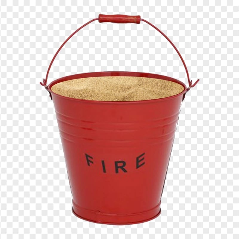 HD Fire Bucket Sand PNG | Citypng