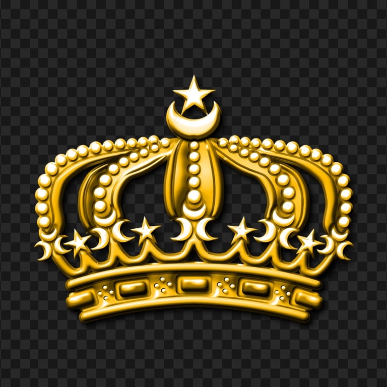 King Crown Gold Logo PNG | Citypng