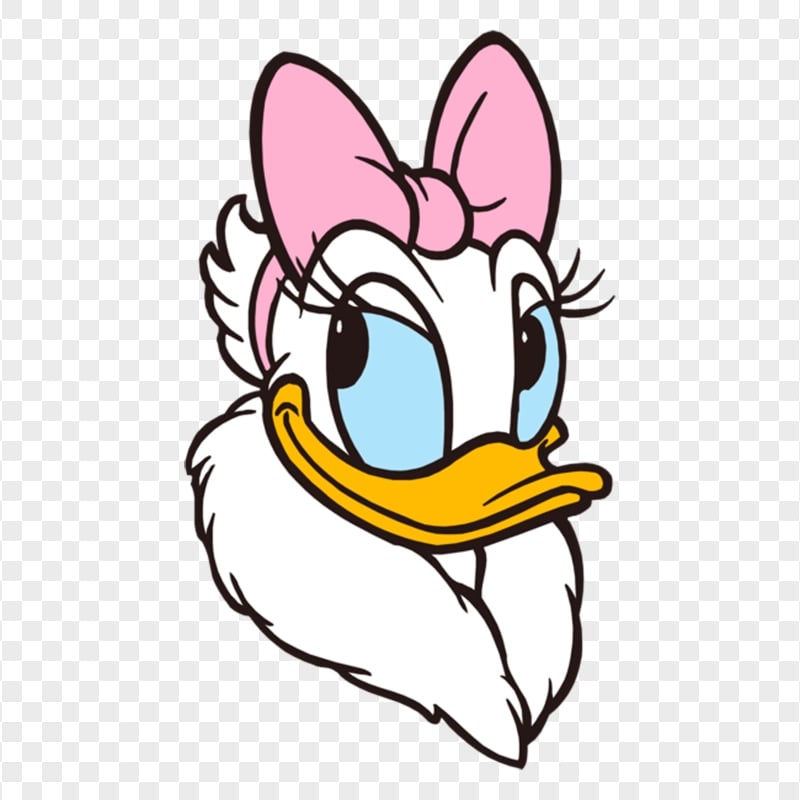 Cute Face Daisy Duck Disney Character PNG | Citypng