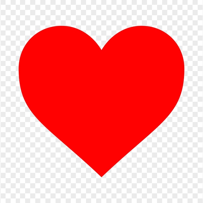 True Love Red Minimal Heart FREE PNG | Citypng