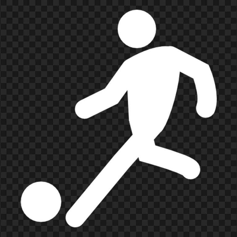 White Football Player Icon | Citypng