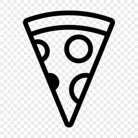 Flat Pizza Slice Icon HD Transparent Background | Citypng