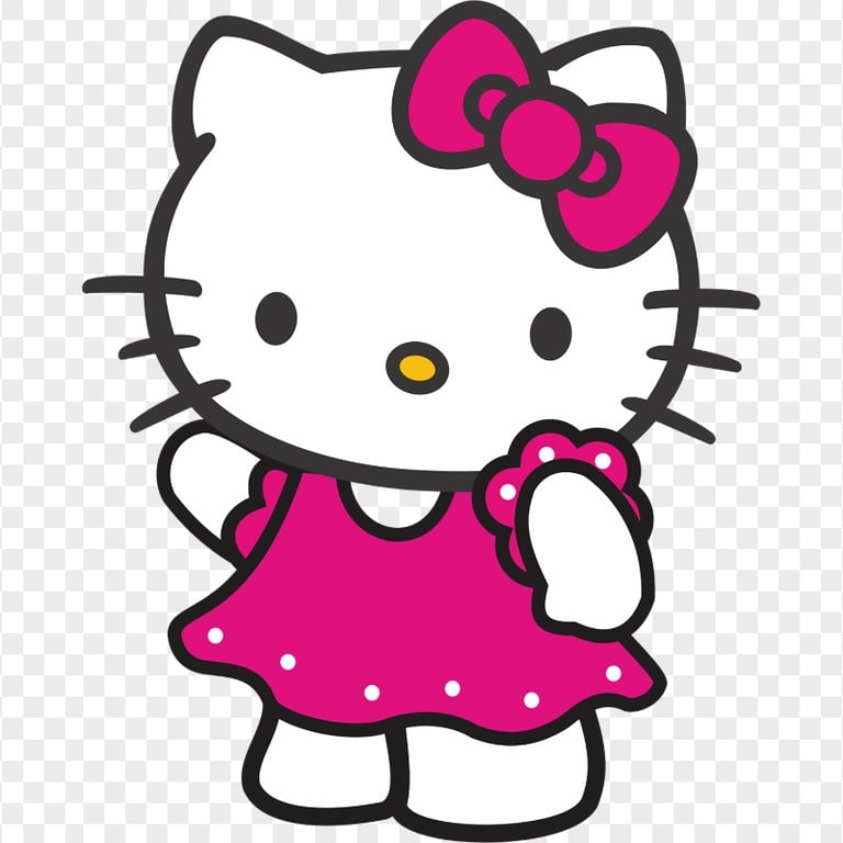 Kawaii Hello Kitty Character HD Transparent Background | Citypng