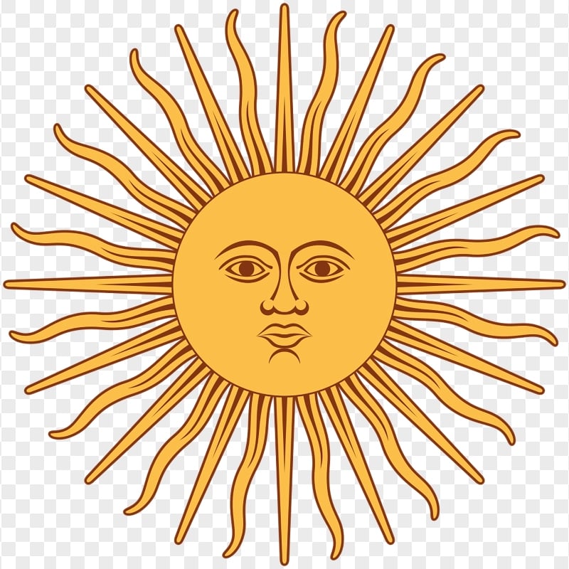 HD Argentina Sun Of May PNG | Citypng