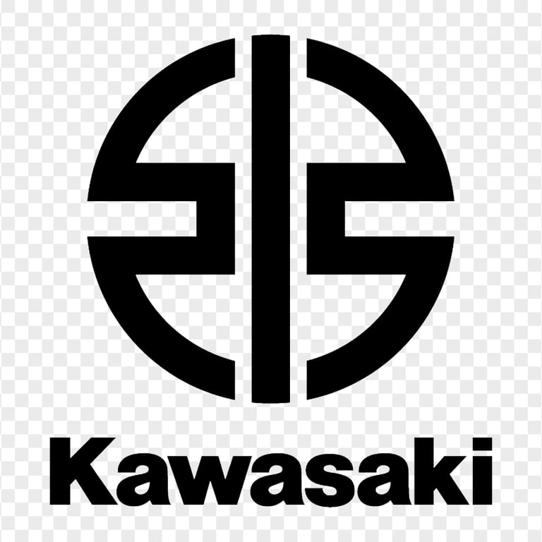 FREE Kawasaki Motorcycle Black Logo PNG | Citypng