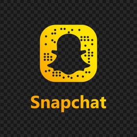 HD Yellow Snapchat Outline Ghost Logo Icon Symbol PNG | Citypng
