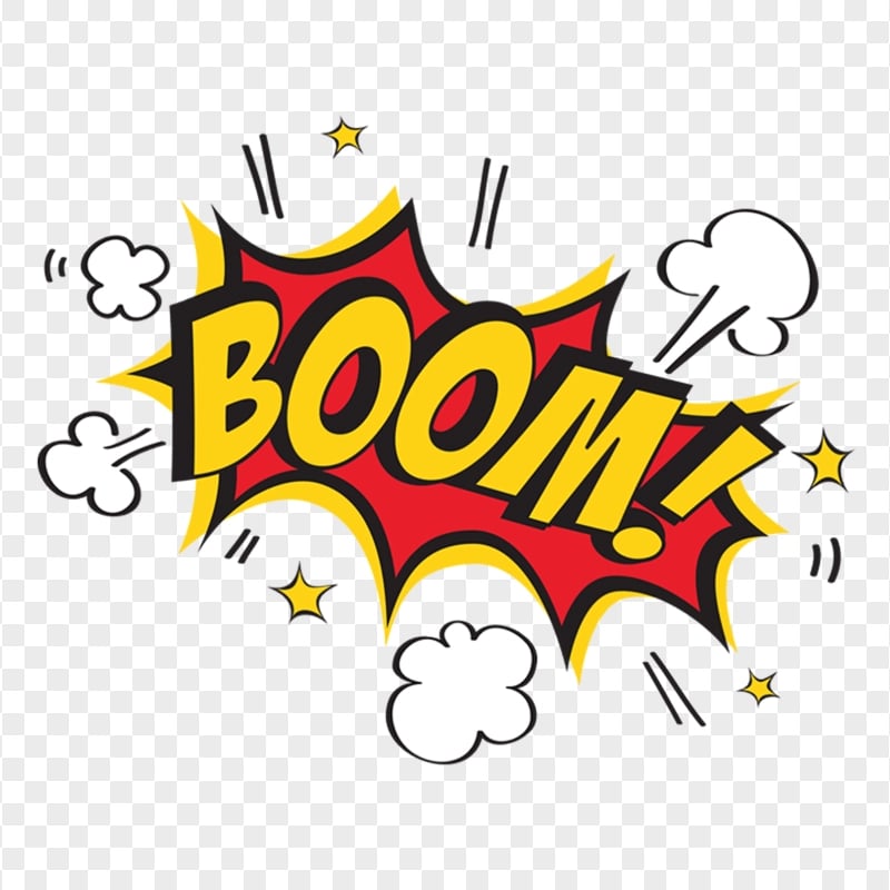 Cartoon Explosion Boom Png
