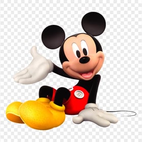 Mickey Mouse Sitting Crossed Legs PNG Image | Citypng