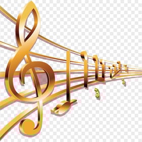 HD 3D Musical Flying Notes Illustration PNG | Citypng
