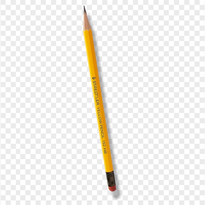 HD Yellow Pencil With Eraser Transparent PNG | Citypng