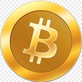 HD Yellow Neon Bitcoin Logo Icon PNG | Citypng