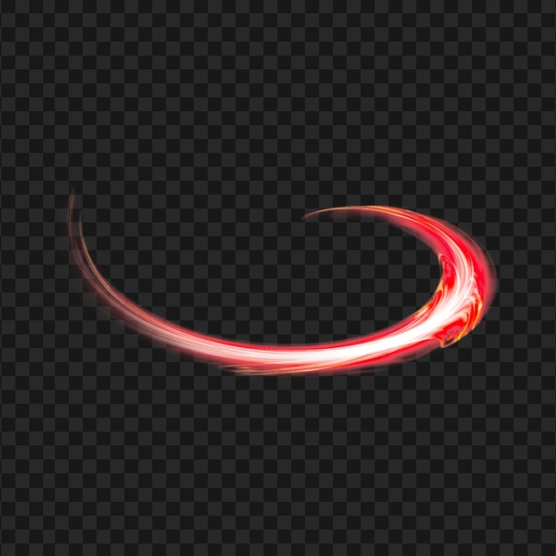 Luminous Red Wavy Light Line Effect Image PNG | Citypng