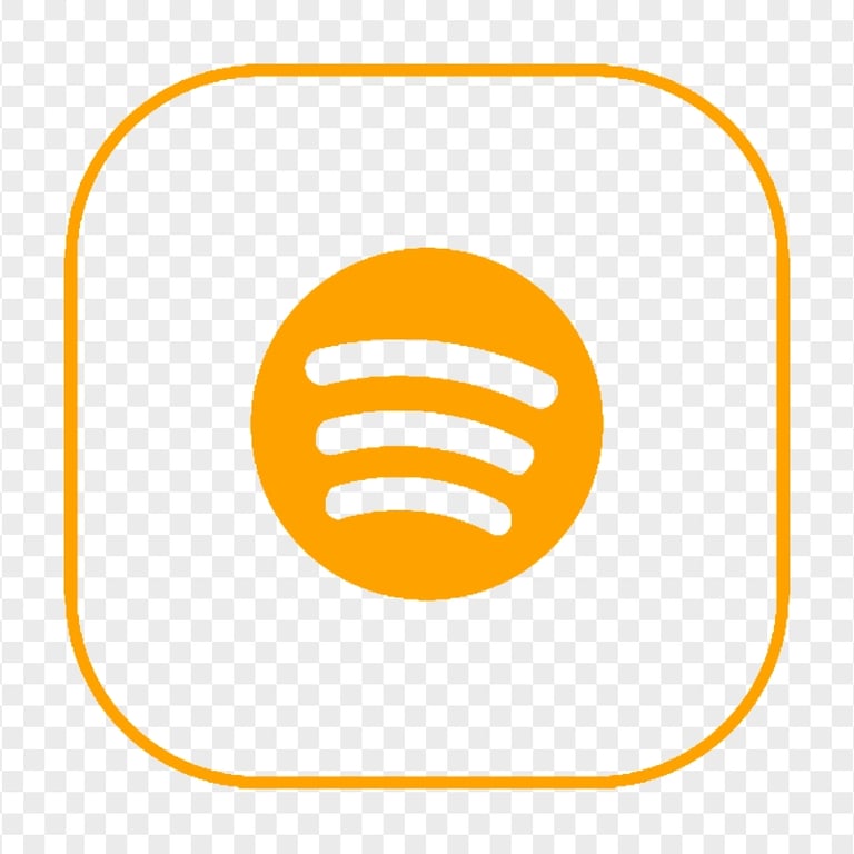 Download HD Outline Spotify Square App Icon PNG | Citypng Download HD Outline Spotify Square App Icon PNG | Citypng