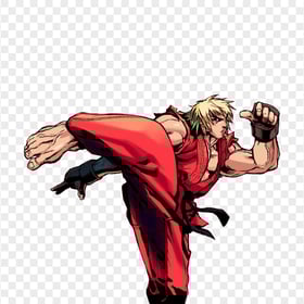 HD Ken Masters Street Fighter Cartoon Character PNG | Citypng