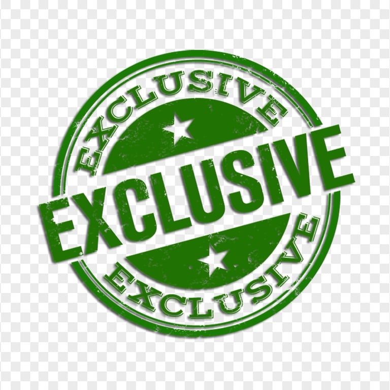 Exclusive Green Round Stamp Logo Sign HD PNG | Citypng