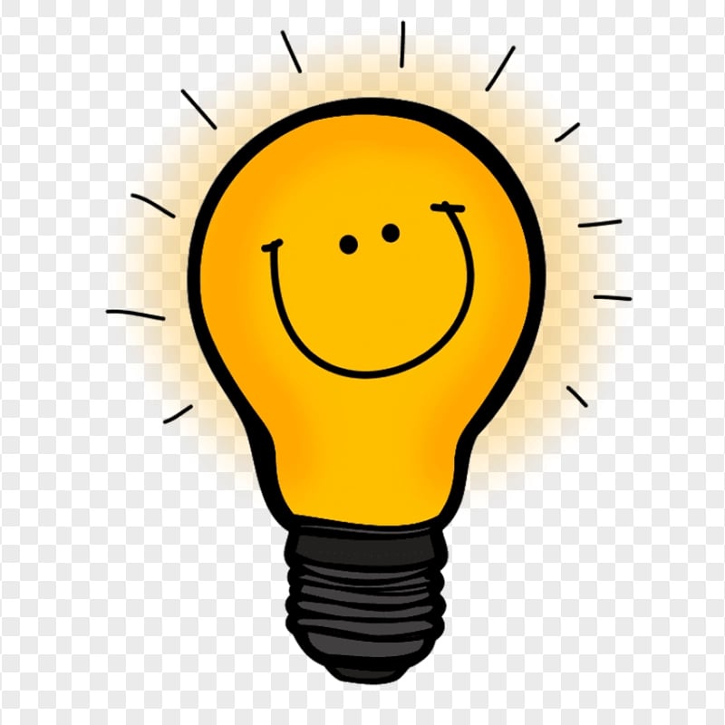HD Cartoon Light Bulb Character PNG | Citypng
