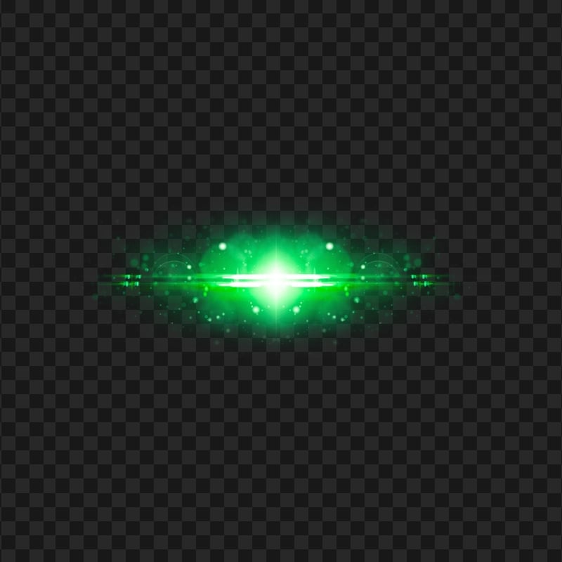 Green Lens Flare Light Effect FREE PNG | Citypng