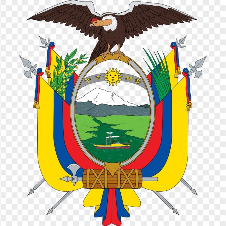 HD Ecuador Coat Of Arms Logo Transparent PNG | Citypng