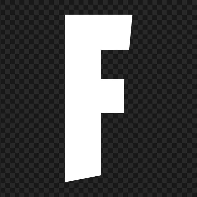 HD White F Fortnite Logo Letter PNG | Citypng