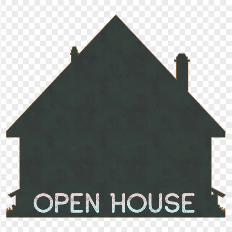 HD Open House Chalkboard Transparent PNG | Citypng
