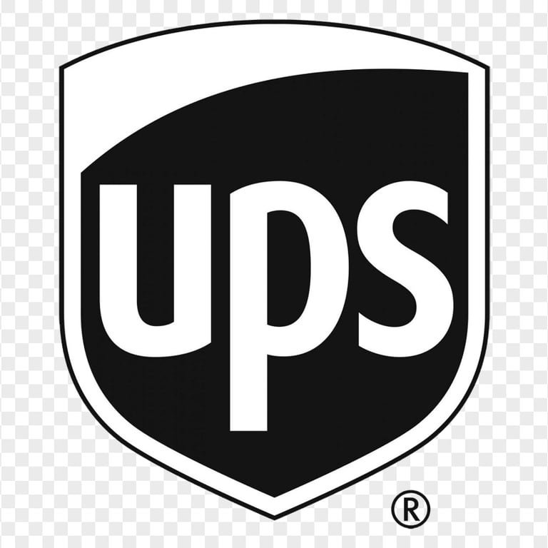 HD Ups Company Black & White Logo Symbol Icon PNG | Citypng