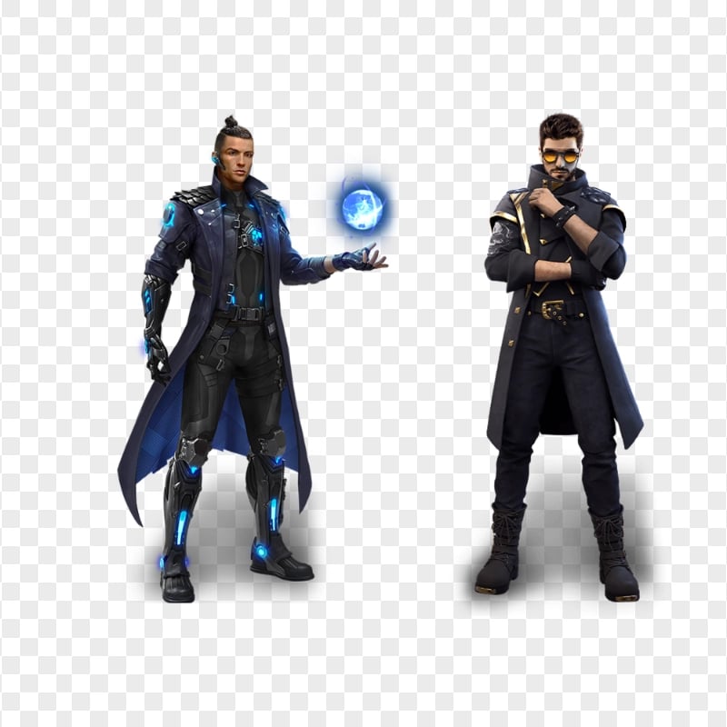 HD Free Fire CR7 Chrono VS Dj Alok Characters PNG | Citypng