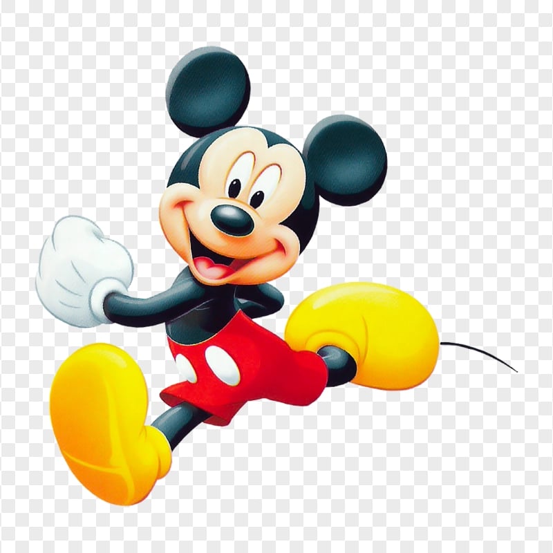 HD Cartoon Mickey Mouse Running PNG | Citypng