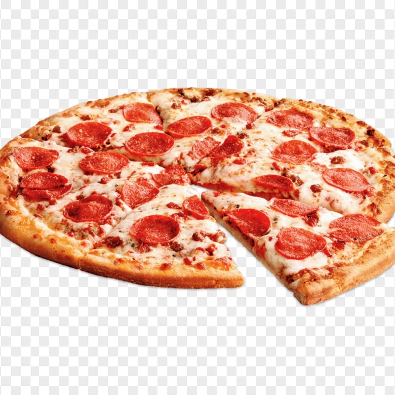 Rustic Pepperoni Pizza Italian Cuisine PNG Image | Citypng